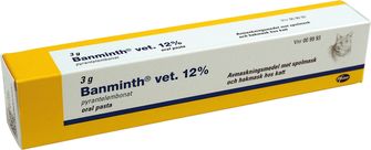 Köp Banminth vet. 12% Pyrantelembonat, oral pasta, 3 g på Kronans ...