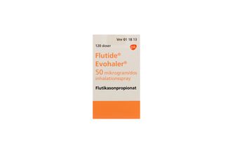 Köp Flutide Evohaler Inhalationsspray, suspension 50 mikrogram/dos ...