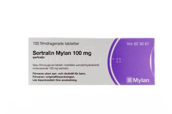 Köp Sertralin Mylan Filmdragerad tablett 100 mg Sertralin 100 tablett ...