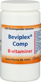 Köp Beviplex Comp Vitamin B-komplex Filmdragerad tablett, 250 styck på ...