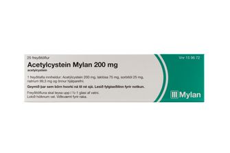 Köp Acetylcystein Mylan Brustablett 200 mg Acetylcystein 25 tablett(er ...