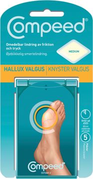 Köp Compeed Hallux Valgus Plåster, 5 st på Kronans Apotek | Kronans Apotek