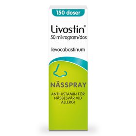 Köp Livostin 50 mikrogram/dos Levokabastin, nässpray vid allergi, 150 ...
