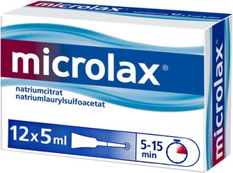 Köp Microlax Natriumcitrat Natriumlaurylsulfoacetat Rektallösning 12x5 ...