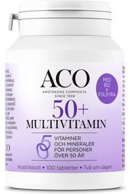 Köp ACO 50+ Multivitamin Små tabletter 100 st på Kronans Apotek ...